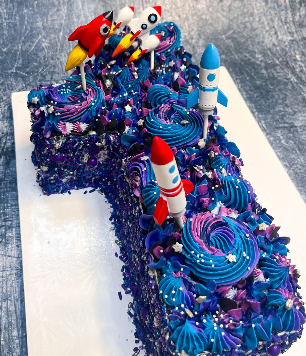 Space Number Cake – Padoca Bakery