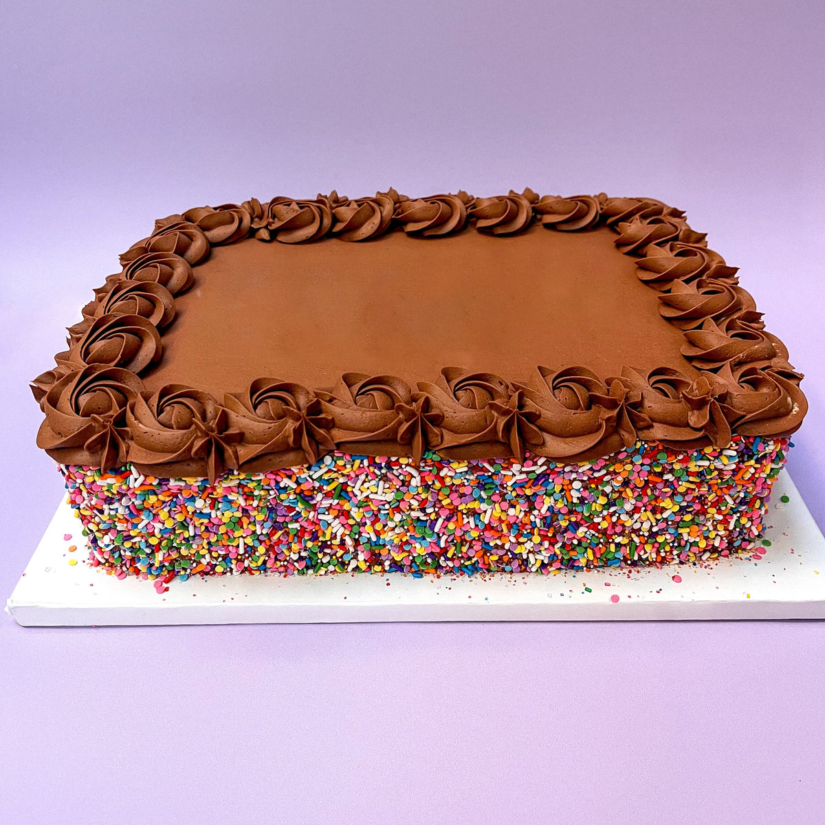 Rainbow Sprinkle Celebration Sheet Cake – Padoca Bakery