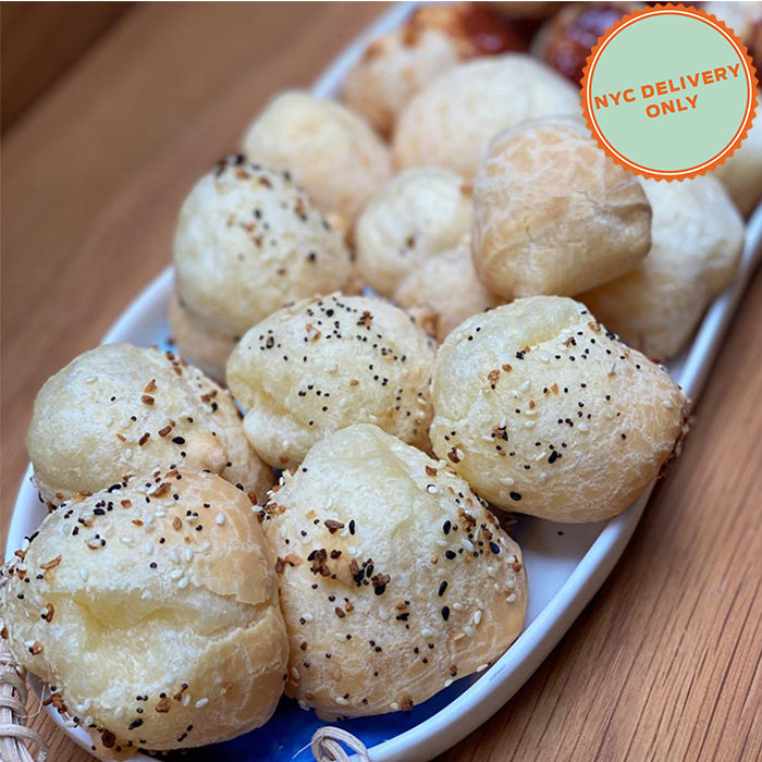 *BAKED* Mini PDQs (Brazilian Cheese Bread) Box of 36 – Padoca Bakery